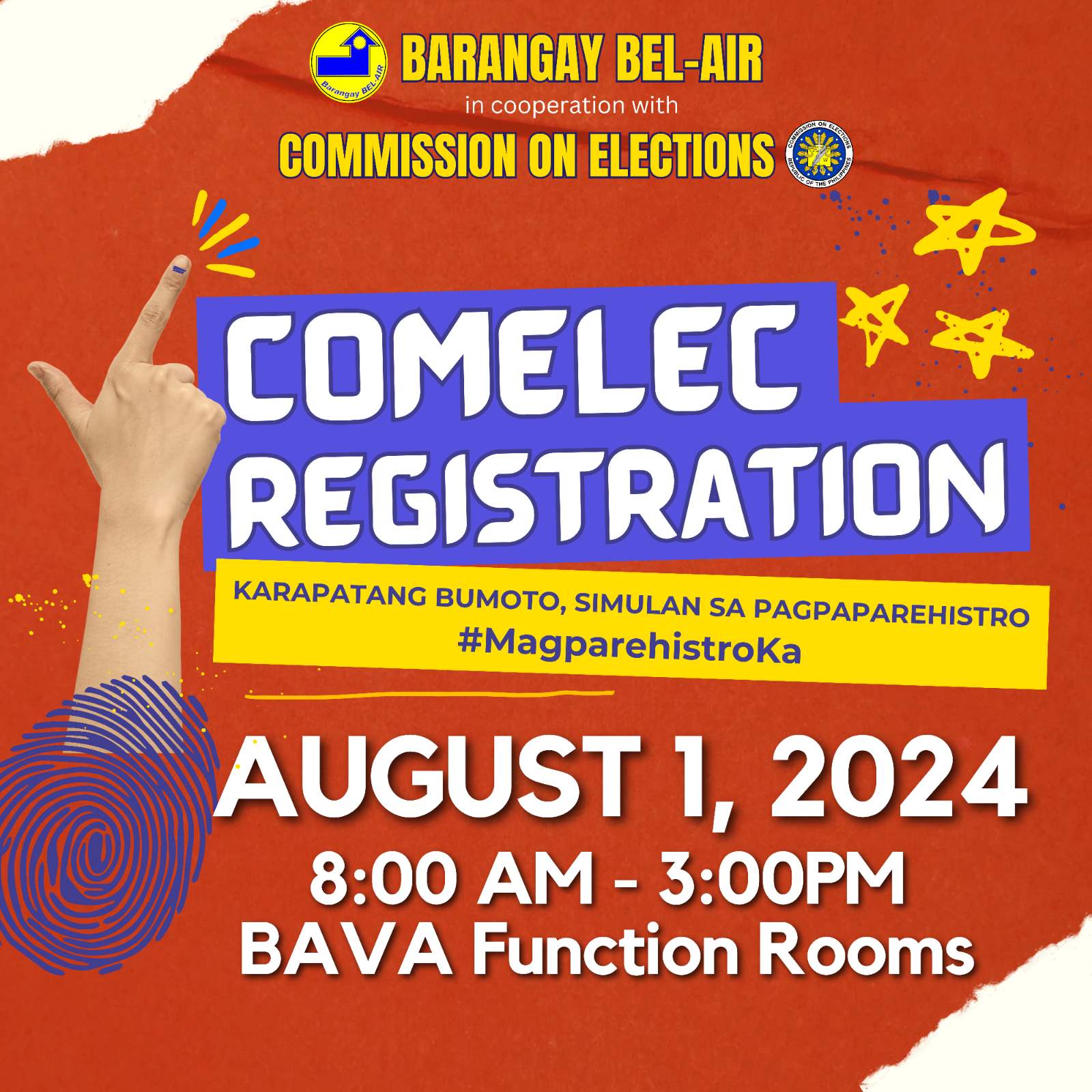 Comelec Registration – Barangay Bel-Air