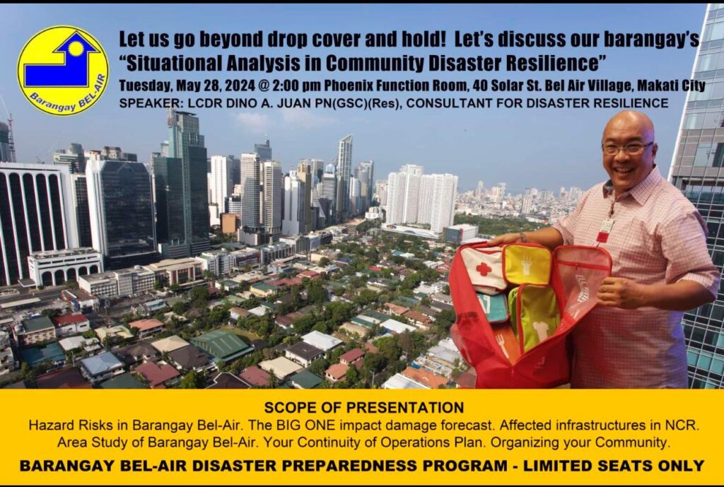Disaster Preparedness Program – Barangay Bel-Air
